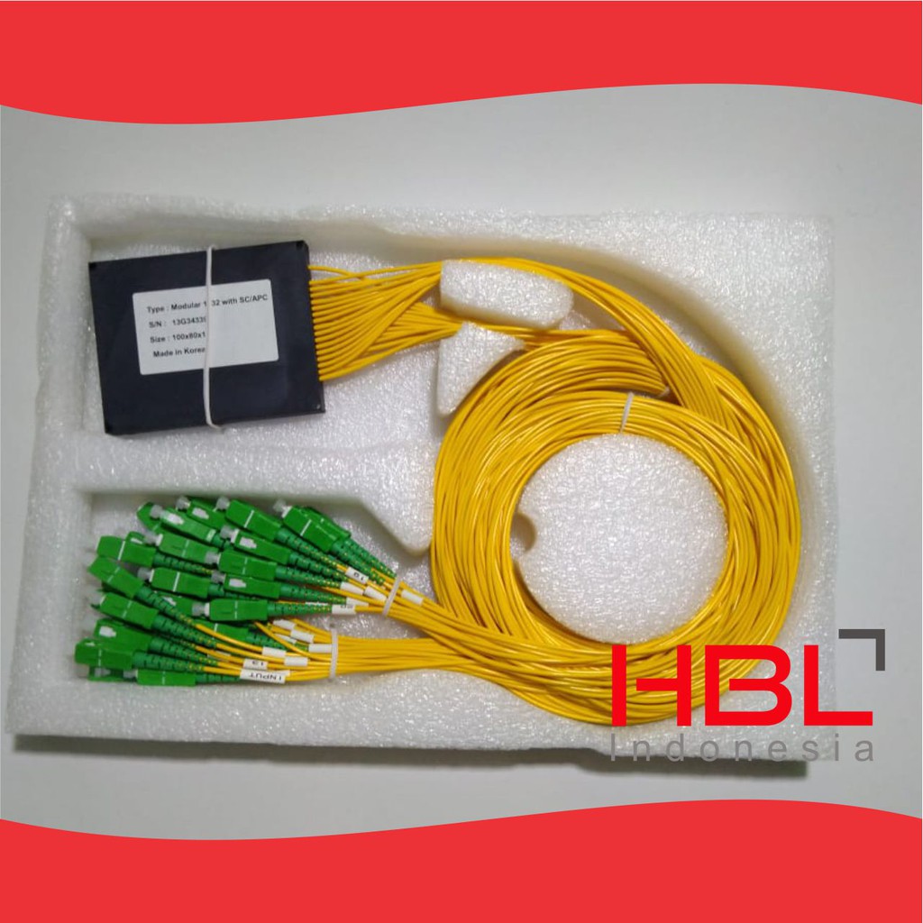 Jual Splitter Module 1x32 1:32 with SC/APC Made in Korea Fiber Optice ...