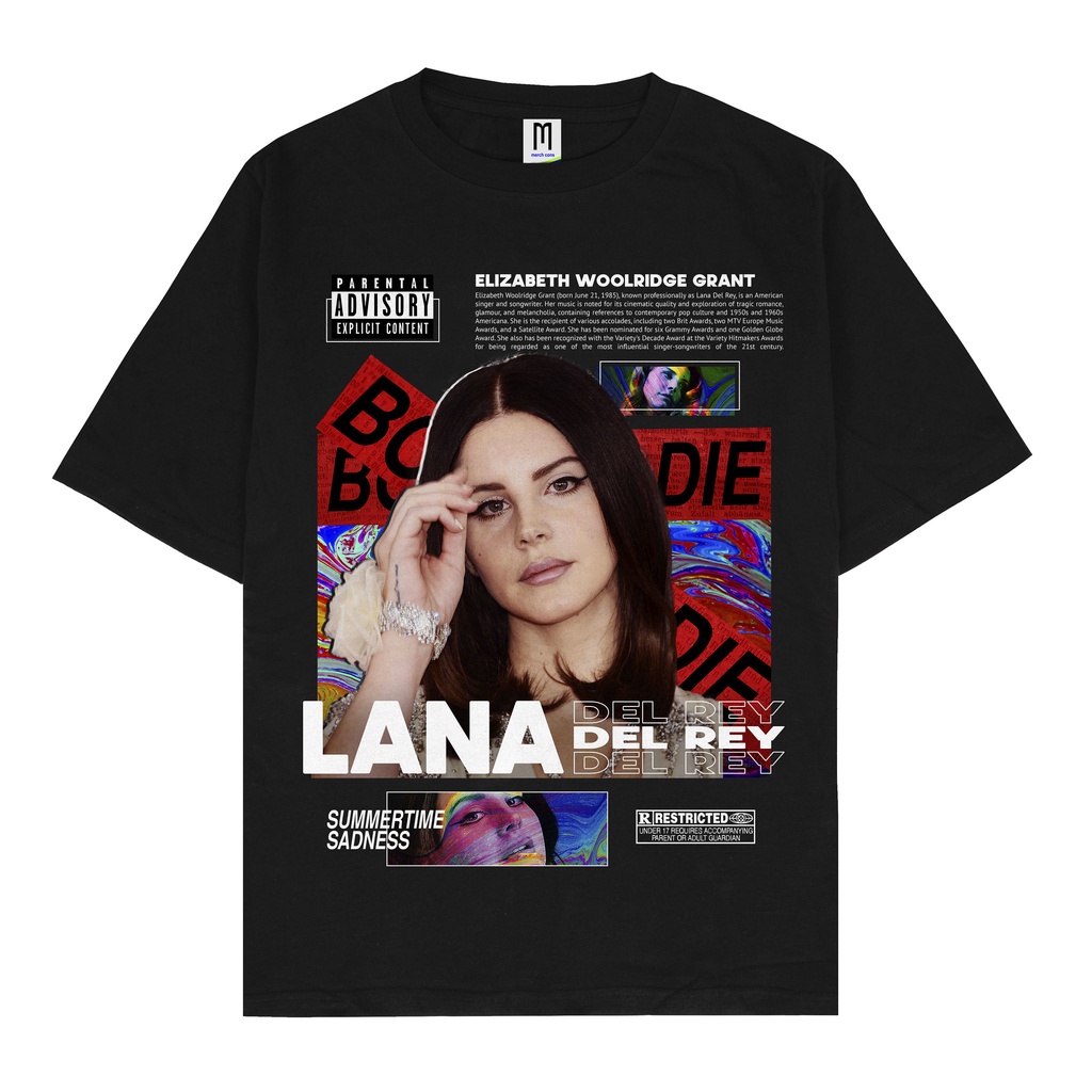 Jual Baju Kaos Tshirt Band Lana Del Rey Summertime Sadness | Shopee ...