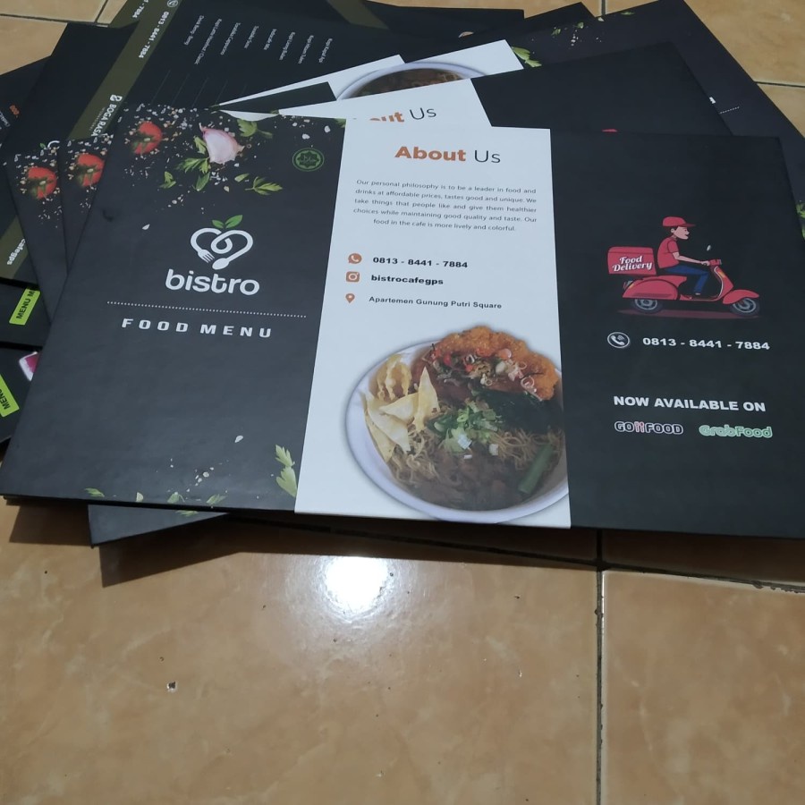 Jual Cetak Buku Menu Resto Hard Cover | Shopee Indonesia