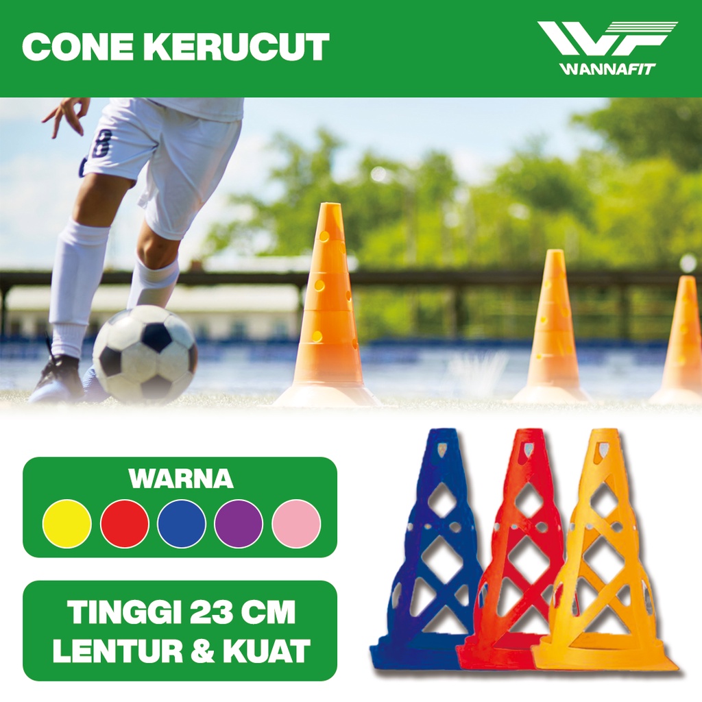 Jual CONE KERUCUT/KUN KERUCUT/CONE CORONG LUBANG LENTUR OLAHRAGA BOLA ...