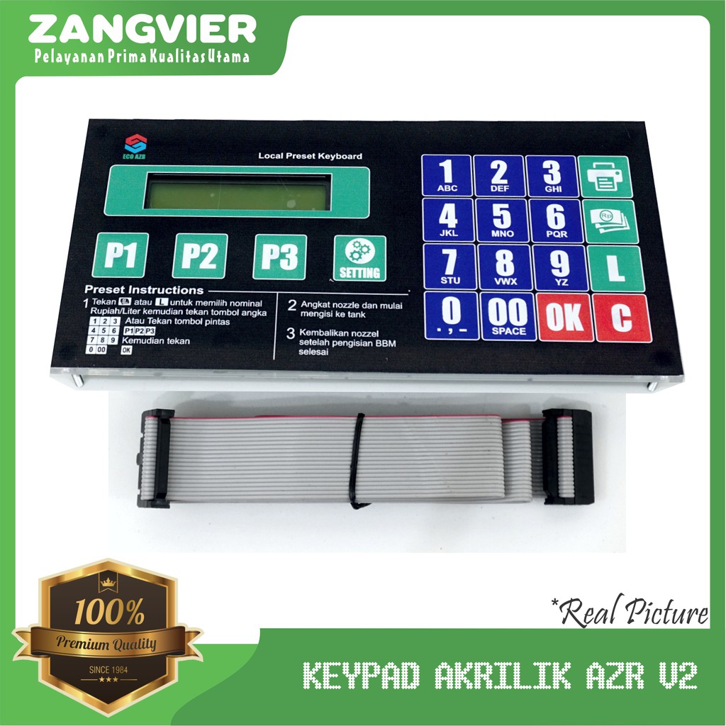 Jual KEYPAD PERTAMINI - POM MINI AZR V2 AKRILIK + KABEL | Shopee Indonesia
