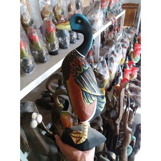 Jual Patung Bebek Kayu Bali Berdiri #01 Indonesia|Shopee Indonesia
