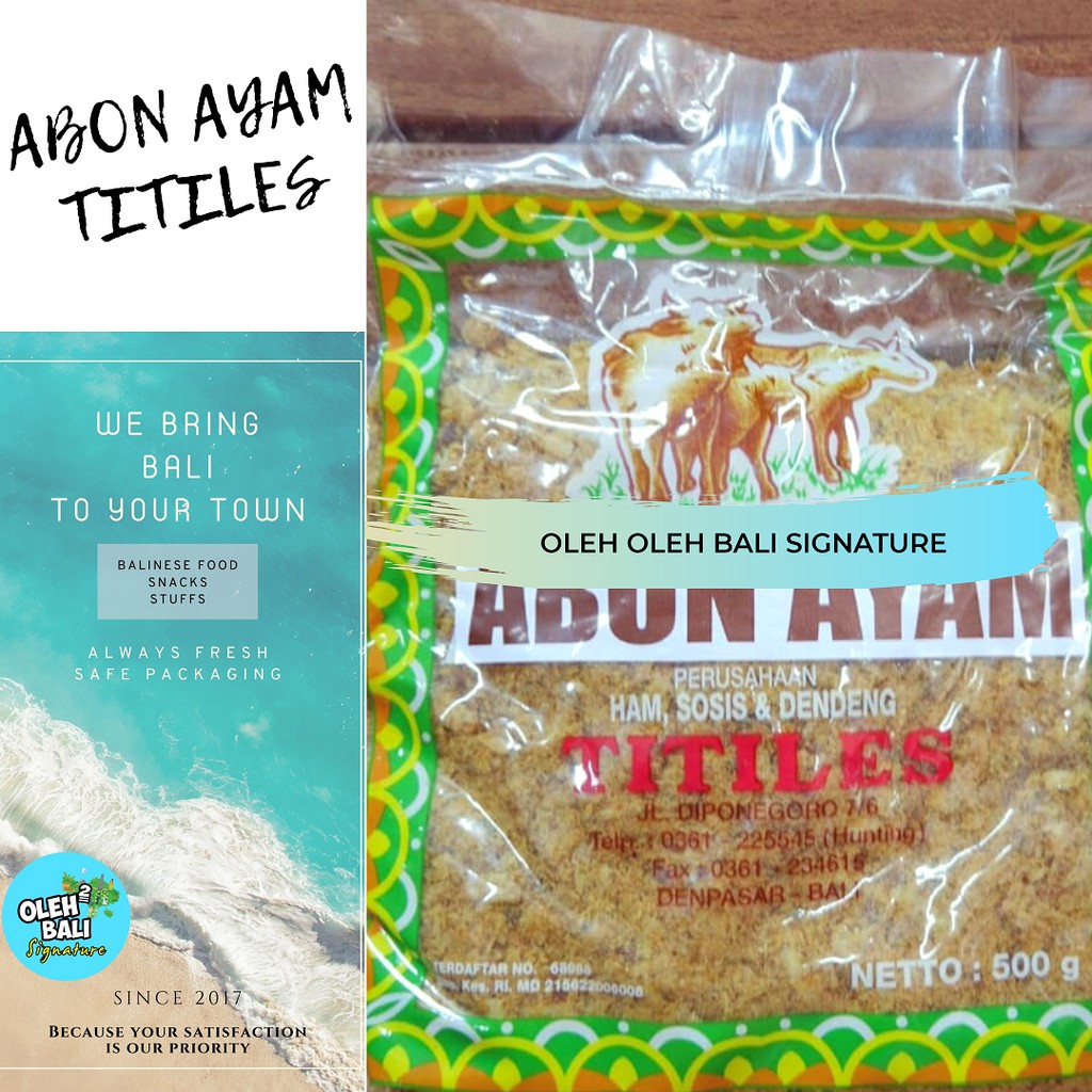 Jual Abon Titiles Bali/Abon Sapi Titiles/Abon Babi Titiles/Abon Ayam ...
