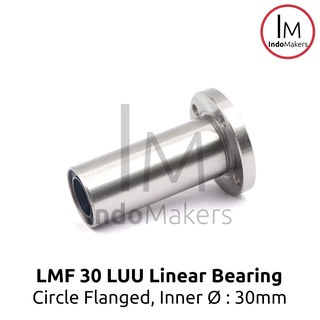 Jual LMF30LUU / LMF 30 LUU Longer Linear Motion Round Flange Bearing ...