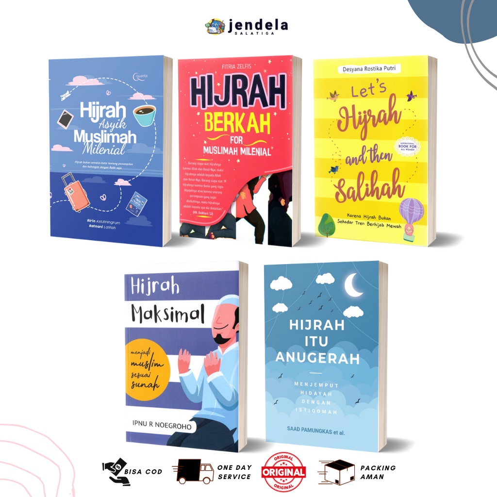Jual Kumpulan Buku Muslimah Hijrah Original - Hijrah Asyik Muslimah ...