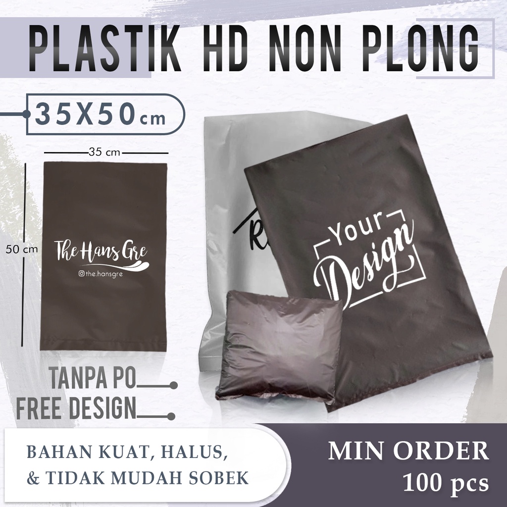 Jual SABLON PLASTIK PACKING 35X50 CUSTOM PLASTIK OLSHOP BESAR TEBAL ...