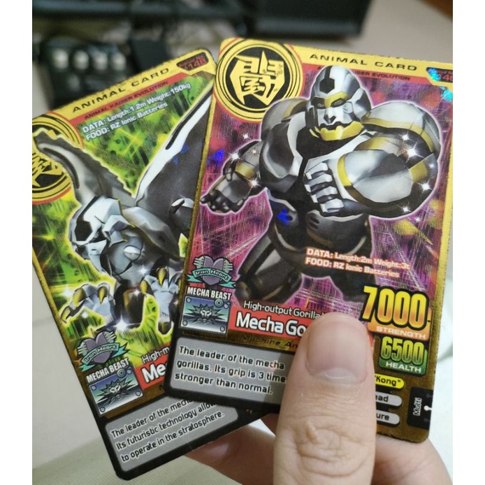 Jual Animal Kaiser Card "Mecha Eagle-DX & Mecha Gorilla-DX" (Original ...