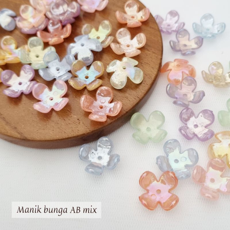 Jual manik bunga AB mix Indonesia|Shopee Indonesia