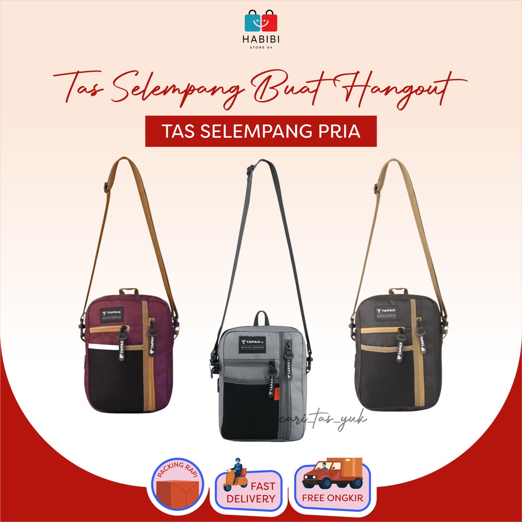 Jual Tas Selempang Cowok Sling Bag Pria Tempat Penyimpanan Barang Model ...