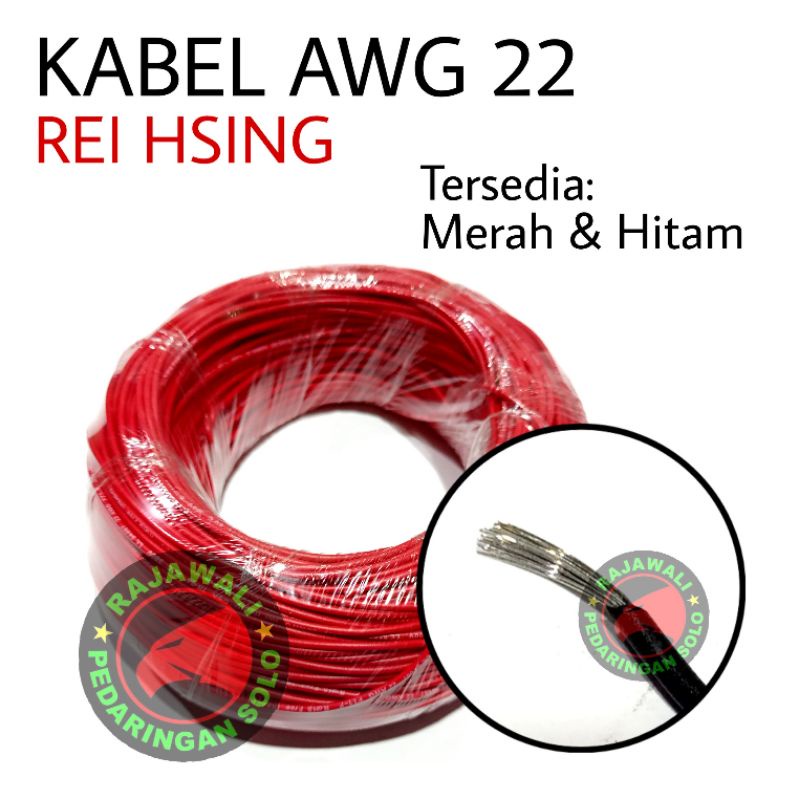 Jual KABEL AWG 22 PER METER KABEL SERABUT DC AWG22 | Shopee Indonesia