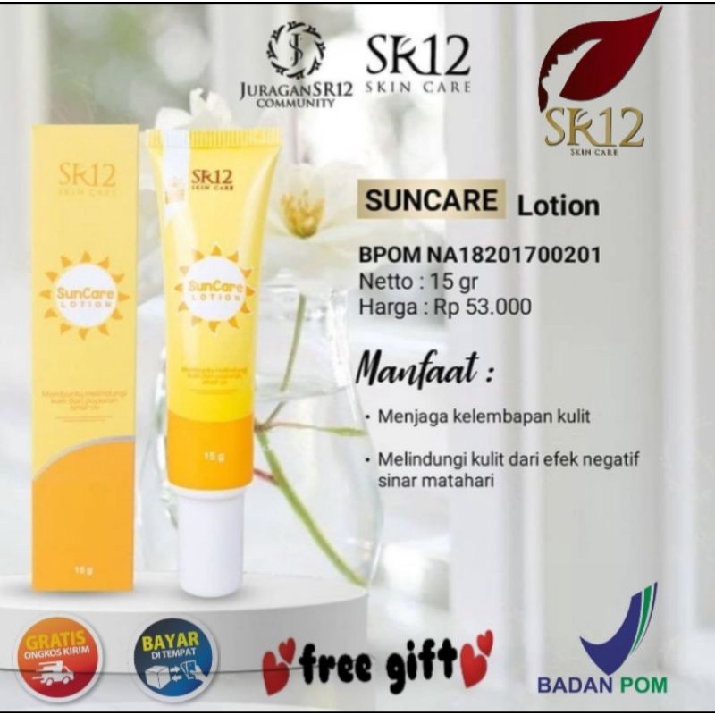 Jual SUN CARE SR12 | SUNBLOK WAJAH | CREAM SPF | SUNSCREEN WAJAH ...