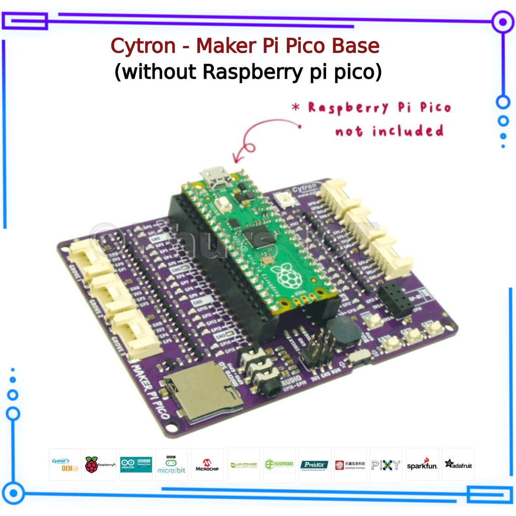 Jual Cytron - Maker Pi Pico Base (without Raspberry pi pico) | Shopee Indonesia