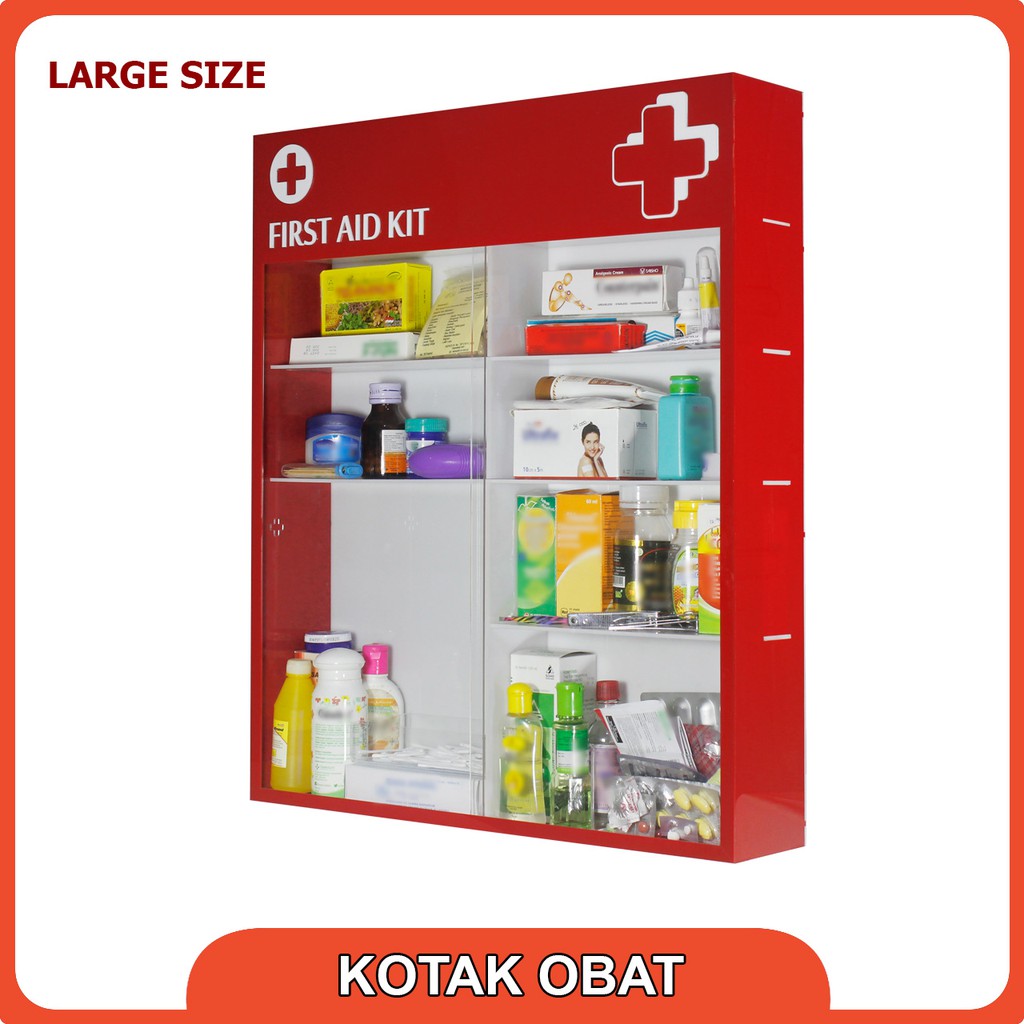 Kotak Obat P3K Akrilik / Acrylic Large Size | Shopee Indonesia