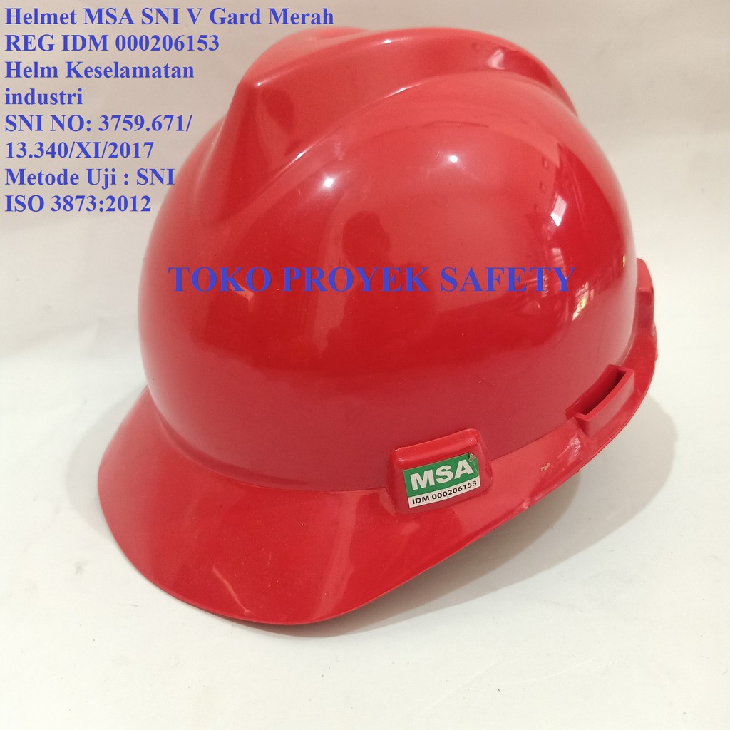 Jual Safety Helmet SNI MSA Lokal / Helm Proyek Fastrac SNI / Helmet Msa ...