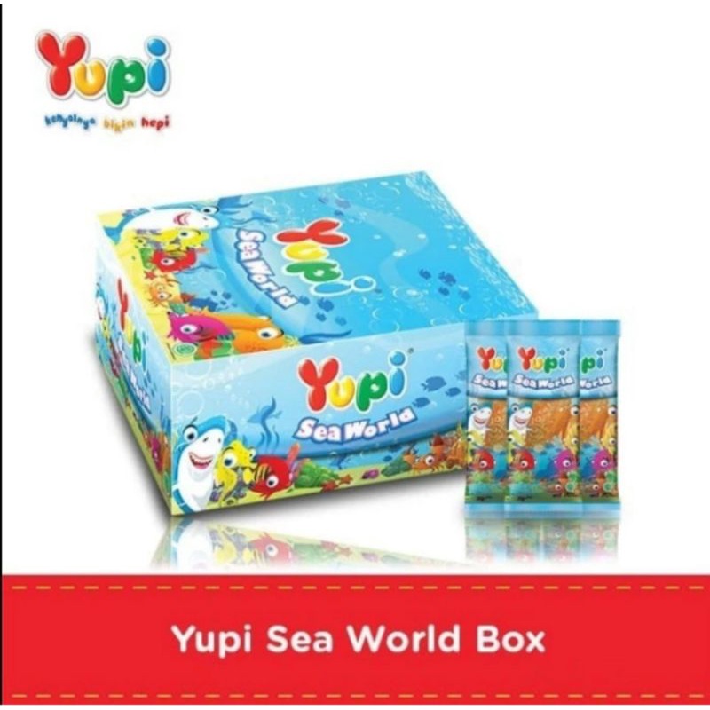 Jual Yupi Sea world Box isi 12 pcs | Shopee Indonesia