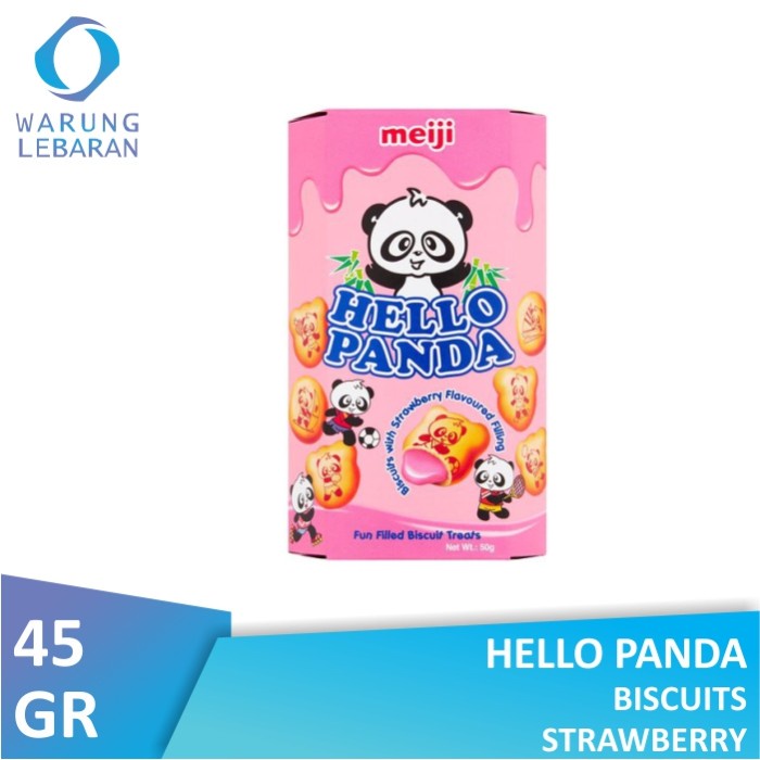 Jual Hello Panda Strawberry 45gr | Shopee Indonesia