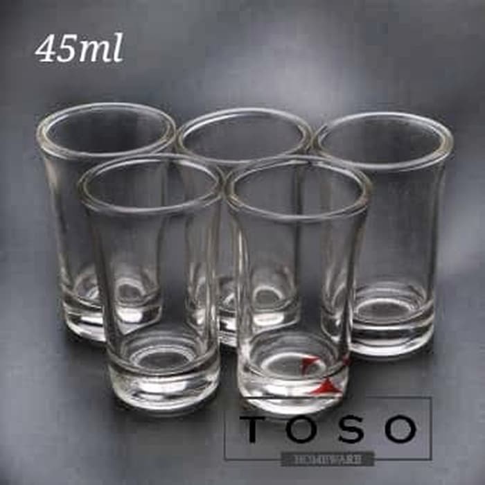 Jual Sloki Acrylic 45ml Plastic Shot Glass Gelas Kecil Plastik | Shopee ...