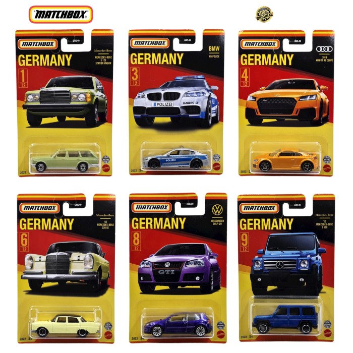Jual Matchbox Germany Series Mercedes Benz Volkswagen BMW Audi Bebas ...