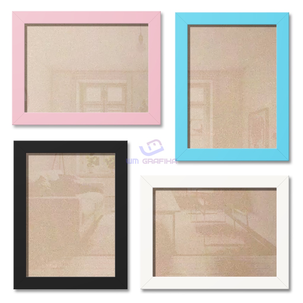 Jual Bingkai Pigura Frame A4 / 10RL Aneka Warna Tanpa Foto | Shopee ...