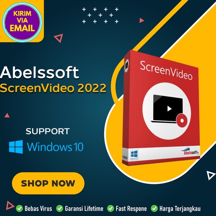Jual Software Rekam Layar: Abelssoft ScreenVideo 2022 Full Version [Win ...
