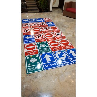 Jual Rambu Parkir Mobil - Kotak 35cm x 50cm Plat Alumunium | Shopee ...