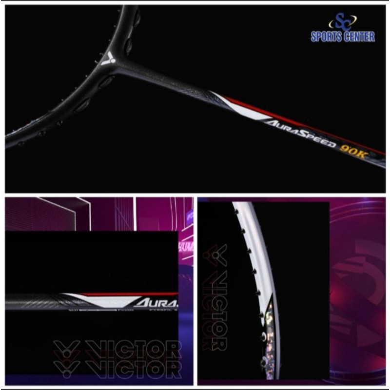 Jual NEW RAKET BADMINTON VICTOR AURASPEED 90k/AURASPEED 90k | Shopee ...