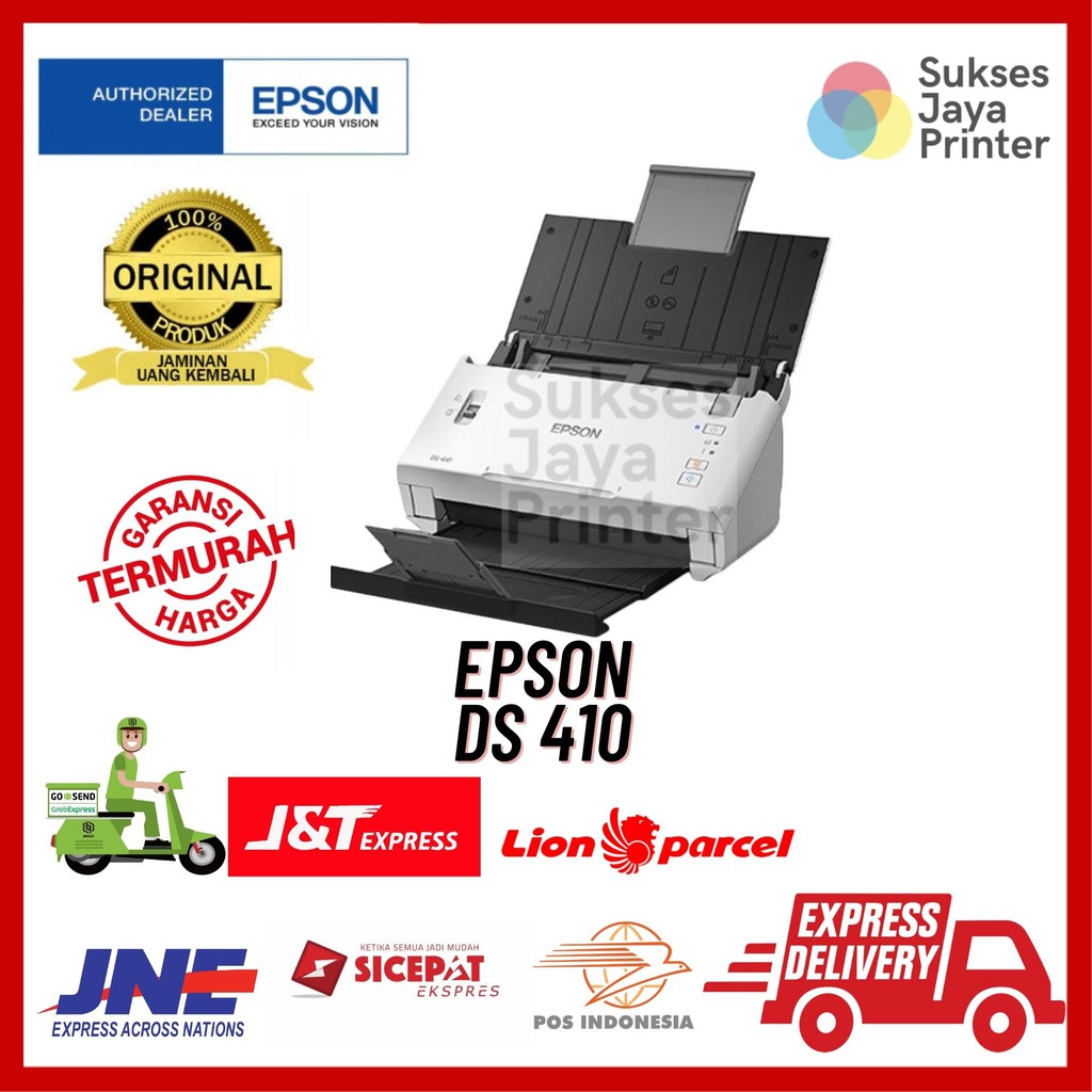 SCANNER EPSON DS-410 EPSON DS410 SCAN UP TO A3 STITCH BISA UTK BPJS ...