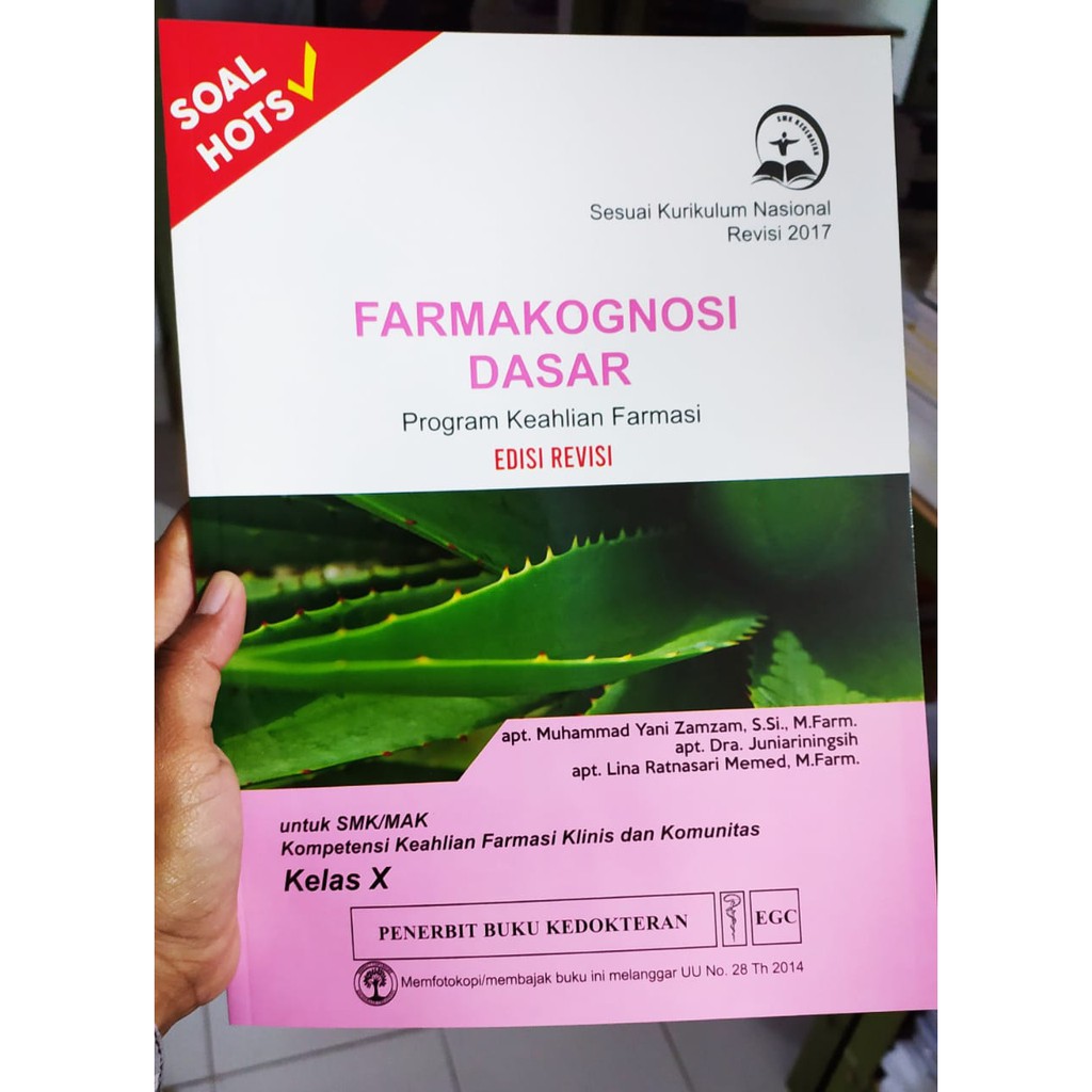 Jual Farmakognosi Dasar SMK Kelas X Edisi Revisi | Shopee Indonesia