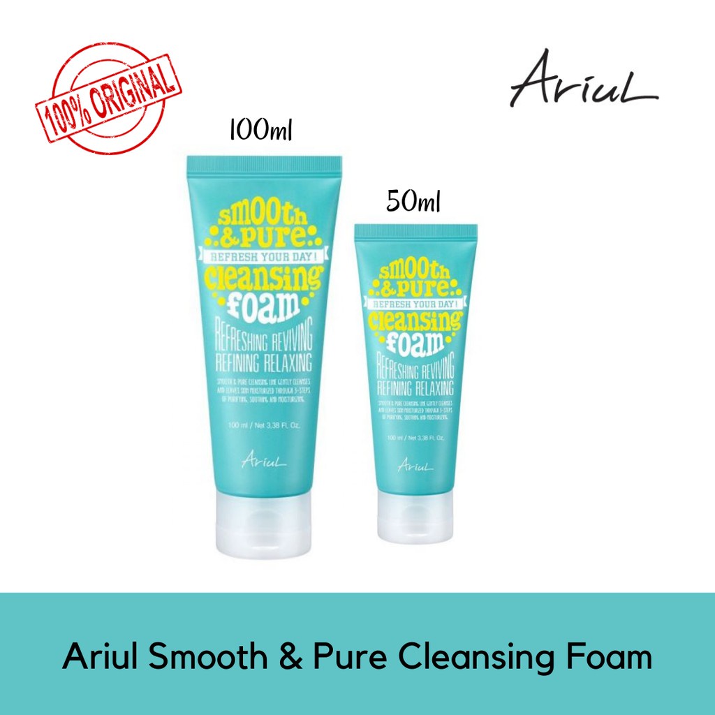 Jual ARIUL Smooth & Pure Cleansing Foam - Facial Foam Ariul | Shopee ...
