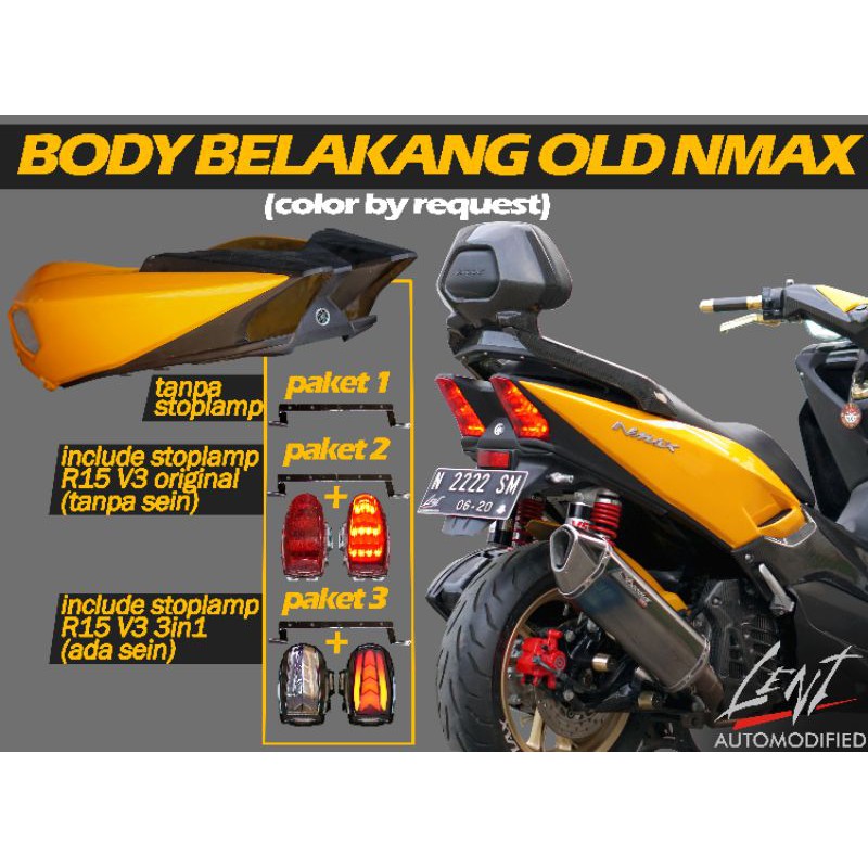 Jual Bodykit Body Belakang Nmax Paket 1, original by Lent Automodified ...