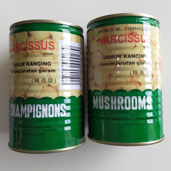Jual JAMUR CHAMPIGNON NARCISSUS (kaleng 425gr) | Shopee Indonesia