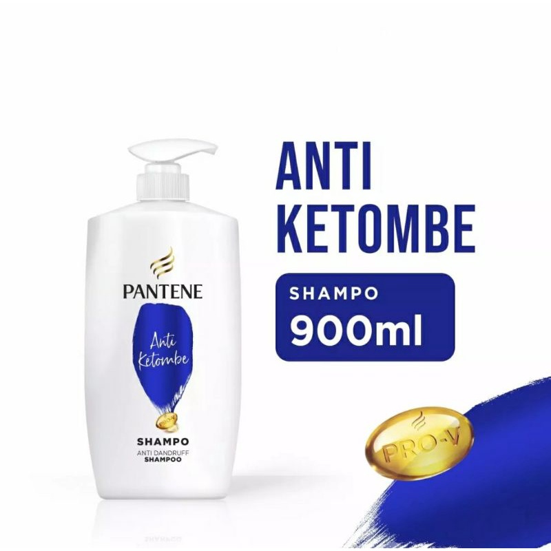 Jual Pantene Shampoo Anti Dandruff l Ketombe 900ml | Shopee Indonesia