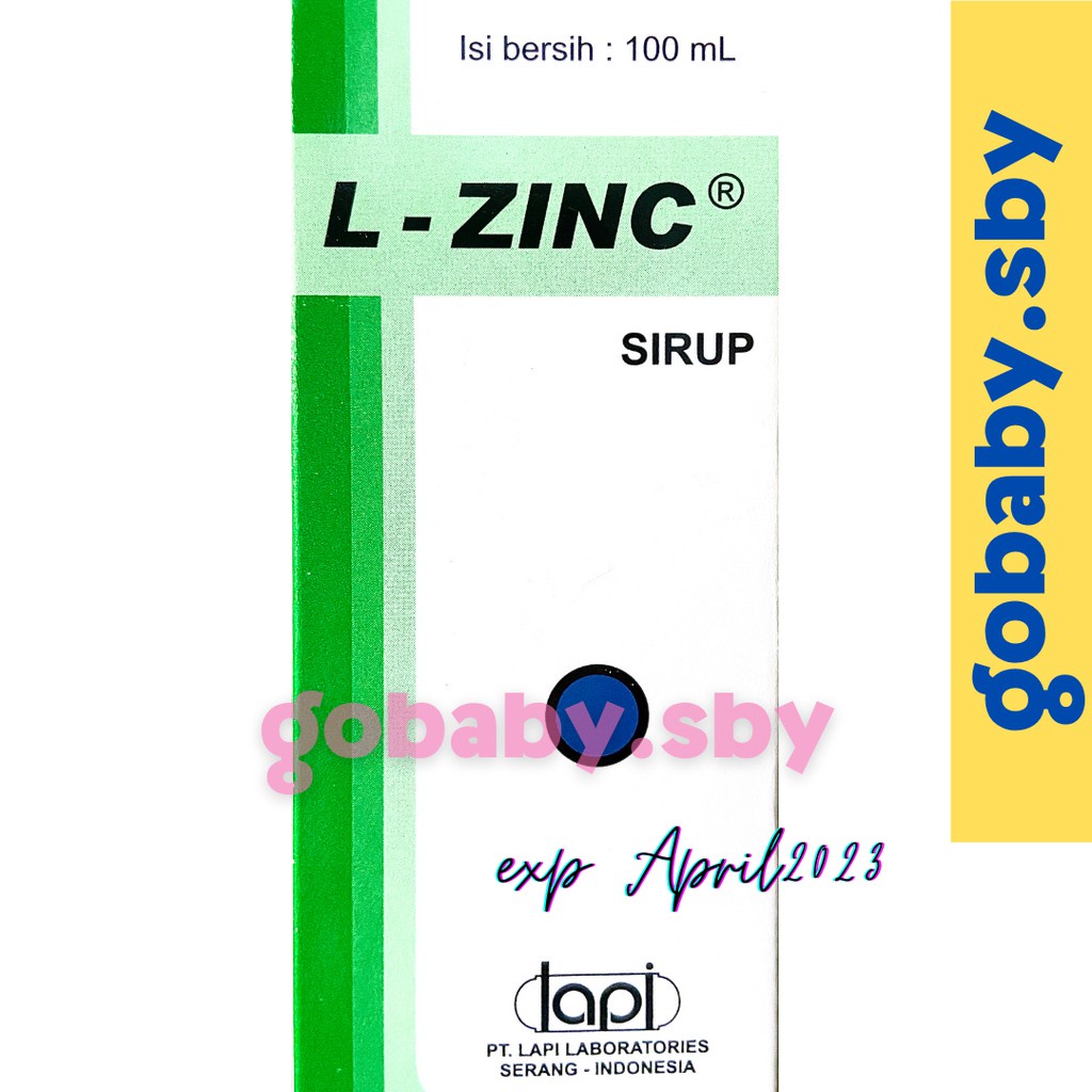 Jual L - ZINC Sirup 100 ml - VITAMIN ZINC UNTUK ANAK DAN BAYI | Shopee ...