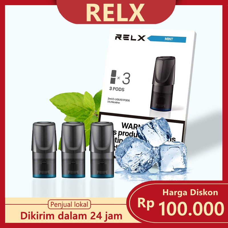 Jual RELX Refill Pod 3Pcs/Pack Replacement Cartridge Liquid Penjual ...