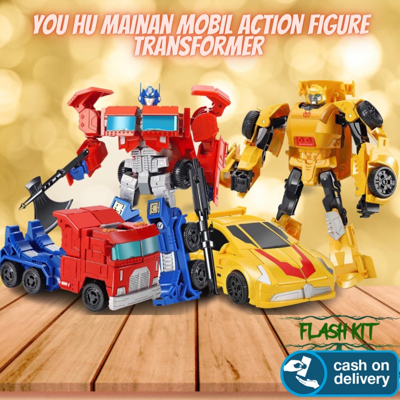 Jual Mianan Robot Mobil Action Figure Transformers Optimus Prime Bumblebee YOU HU Bagus Murah ...
