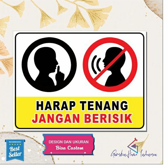 Jual stiker harap tenang jangan berisik | Shopee Indonesia Jual stiker harap tenang jangan berisik | Shopee Indonesia