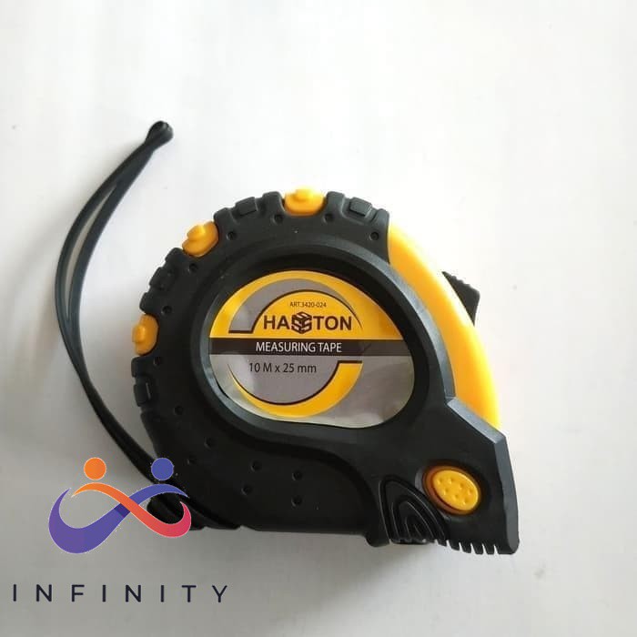 Jual PROMO!!! Meteran / Rol Meter Hasston prohex + Karet 10 M TERMURAH ...