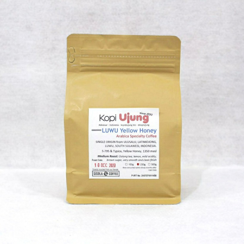 Jual Kopi Ujung Arabica Luwu Sisola Yellow Honey 250 Gram | Shopee Indonesia