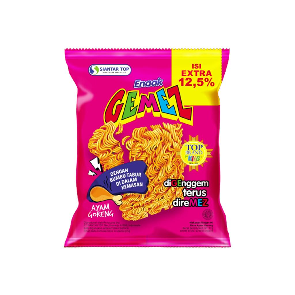 Jual SIANTAR TOP Mie Gemez Ayam Goreng 17 g x 20 | Shopee Indonesia
