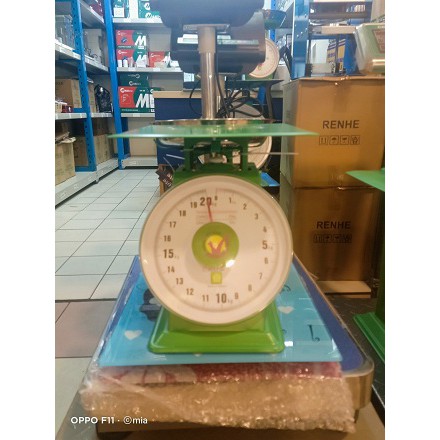 Jual timbangan duduk jarum merk nhon hoa/crown 20kg | Shopee Indonesia