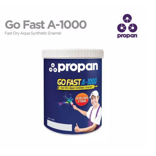 Jual CAT KAYU BESI TEMBOK WATERBASED PROPAN GO FAST uk. 1 liter ...