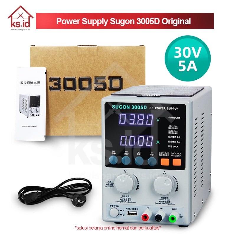 Jual Power Supply Sugon 3005D Original Quality 30V 5A / Power Supply ...