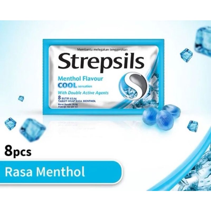 Jual Strepsils Cool / Original / Exp SEP 2024 / Pelega Tenggorokan ...