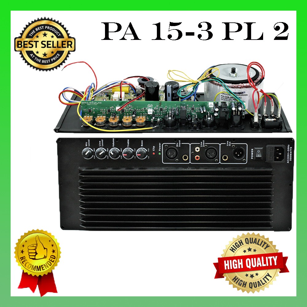 Jual Modul Kit Aktif PA 15-3 + PL 2 /KIT POWER MODUL SPEAKER ACTIVE PA ...