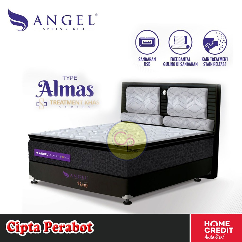 Jual Matras Kasur Springbed Angel Springbed Almas | Shopee Indonesia