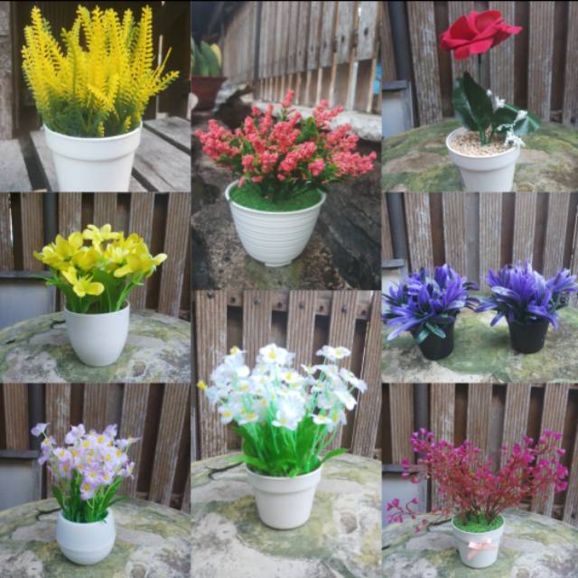 Jual Rangkaian jenis bunga palsu artifisial murah ( siap kirim ...