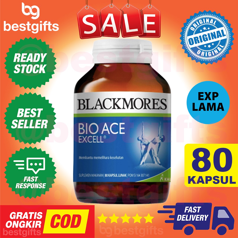 BLACKMORES MULTIVITAMIN + BODY SHIELD ( BIO ACE EXCELL) KALBE VITAMIN ...