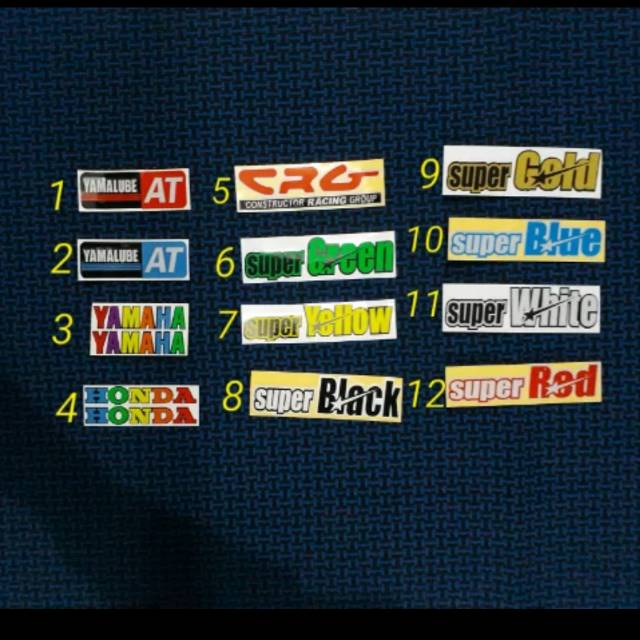 Jual Sticker thailand stiker thailand cutting stiker thailand kecil ...