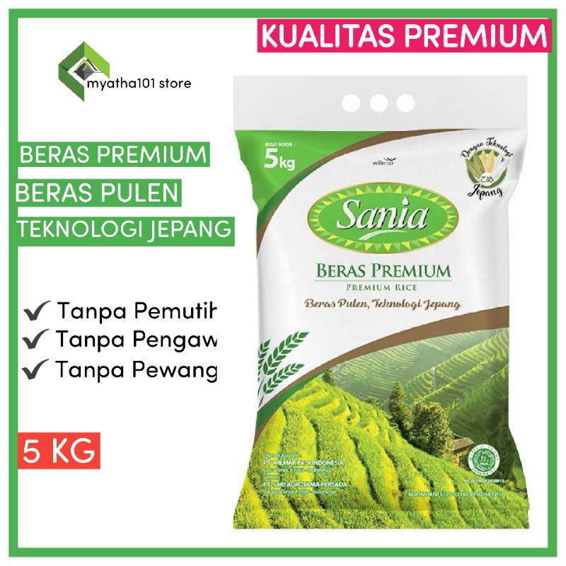Jual SANIA PREMIUM BERAS 5 KG | Shopee Indonesia