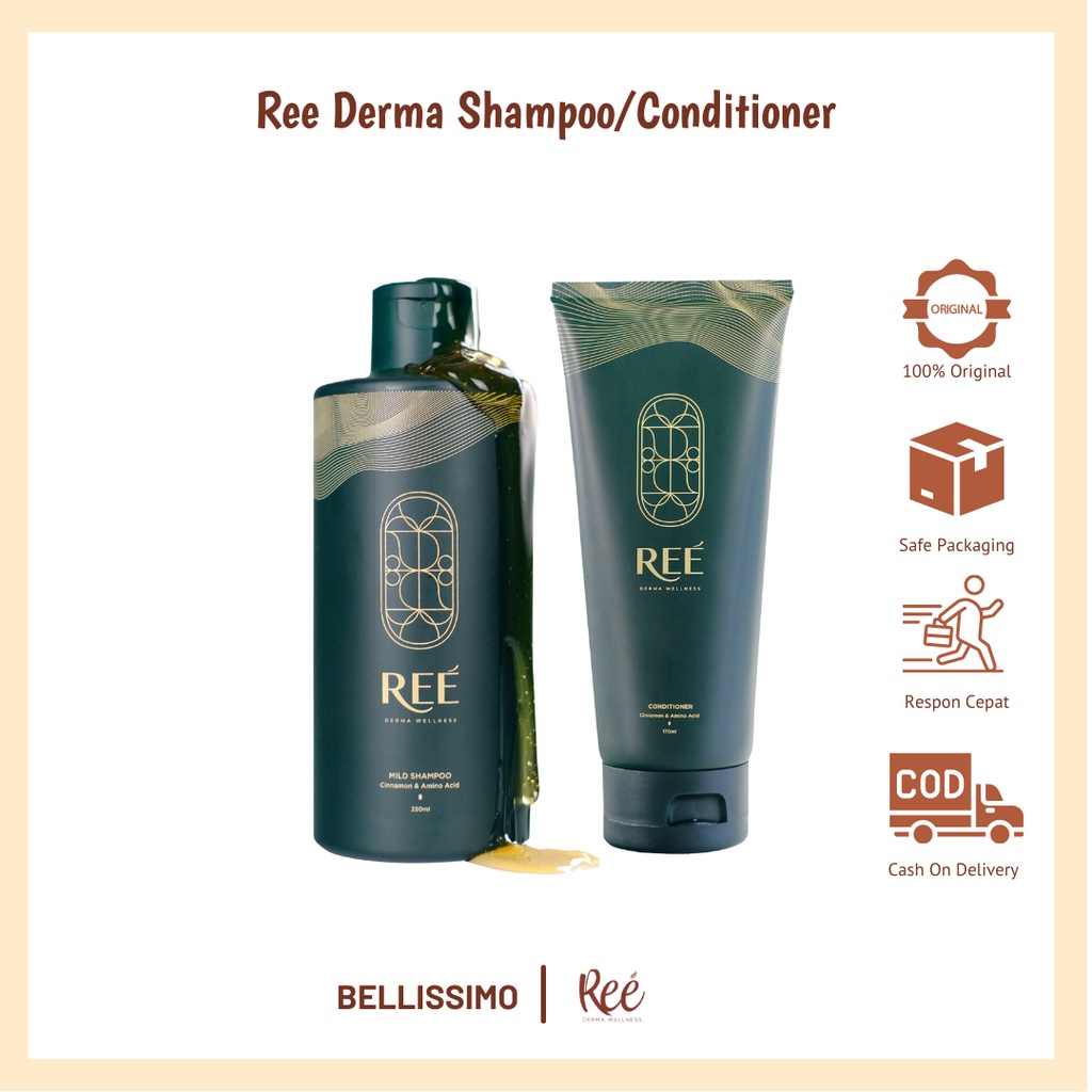 Jual Ree Derma Cinnamon & Amino Acid Mild Shampoo / Conditioner ...